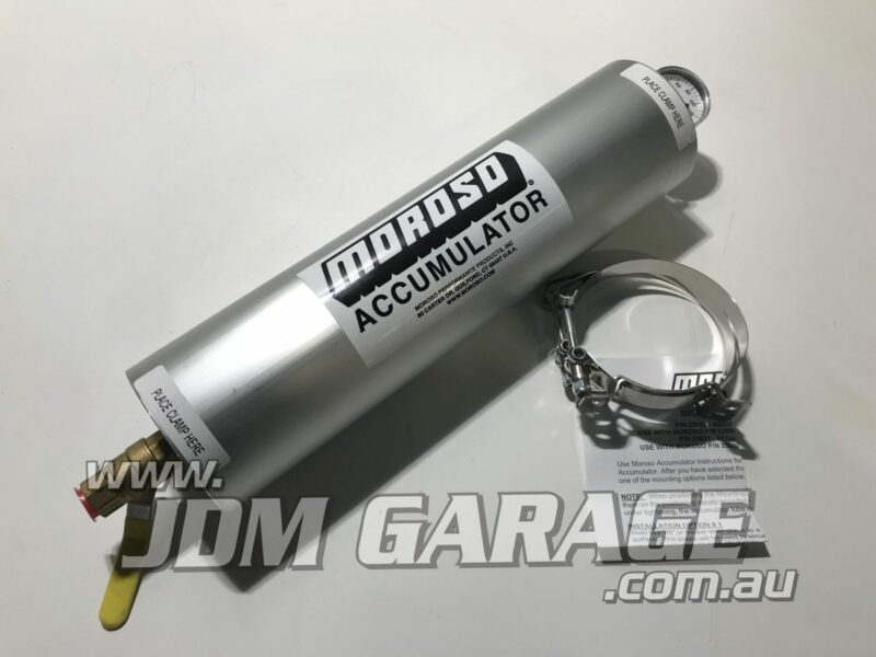 Moroso 2.8L Oil Accumulator with Brackets - JDM Garage Australia