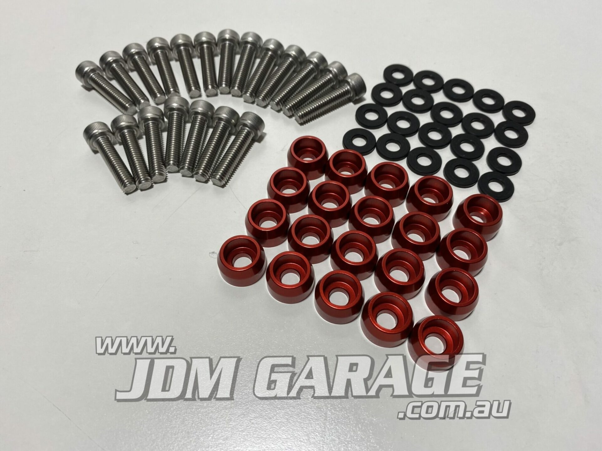 Taarks Billet Rocker Cover Bolt Kit RB Red - JDM Garage Australia