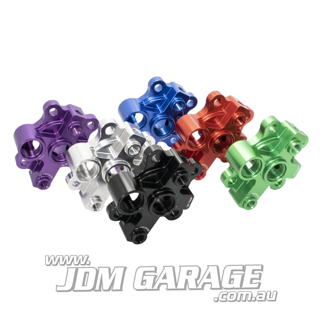 Greddy Oil Filter Relocation Block - JDM Garage Australia