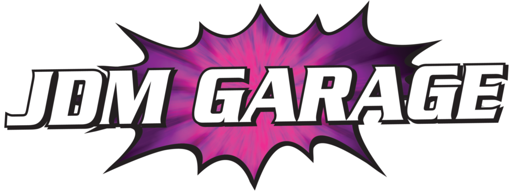 JDM Garage Window Sticker Large - JDM Garage Australia