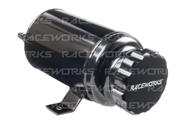 Raceworks Black Radiator Overflow Tank 1L - JDM Garage Australia