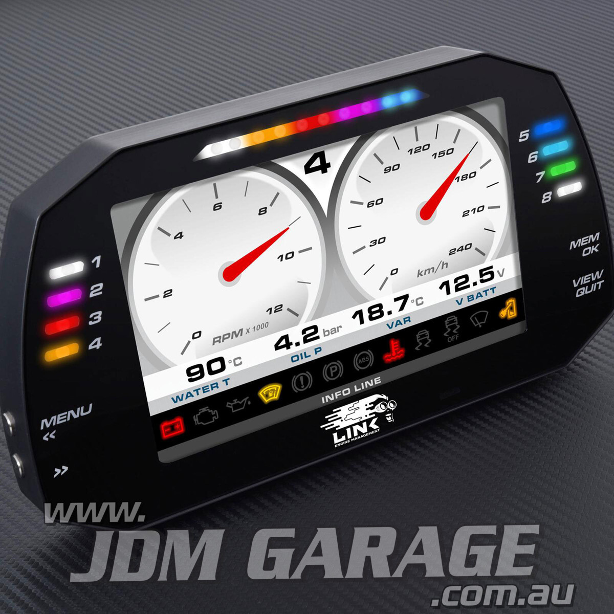 Link MXG Strada Dash Race Edition - JDM Garage Australia
