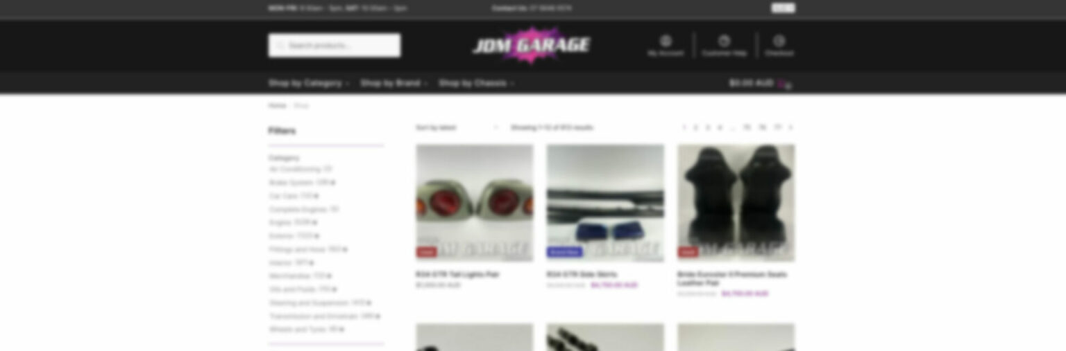 New Website - JDM Garage Australia