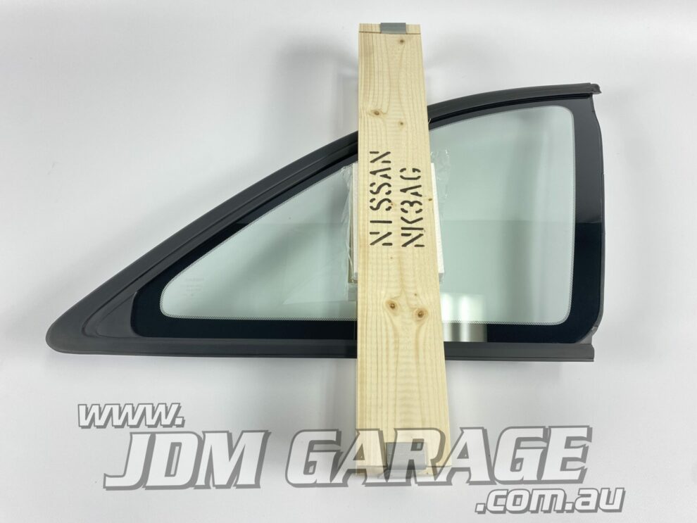 Genuine R33 Skyline Rear Quarter Glass RHS - JDM Garage Australia