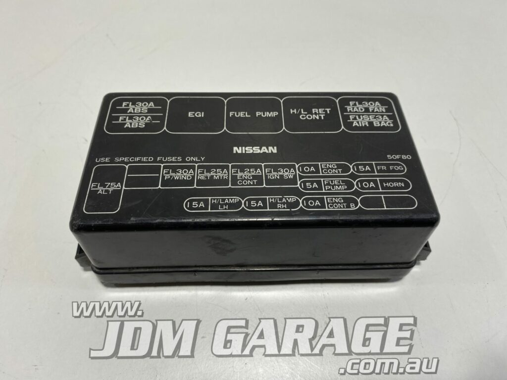 180sx Type X Engine Bay Fuse Box Cover Drivers - JDM Garage Australia