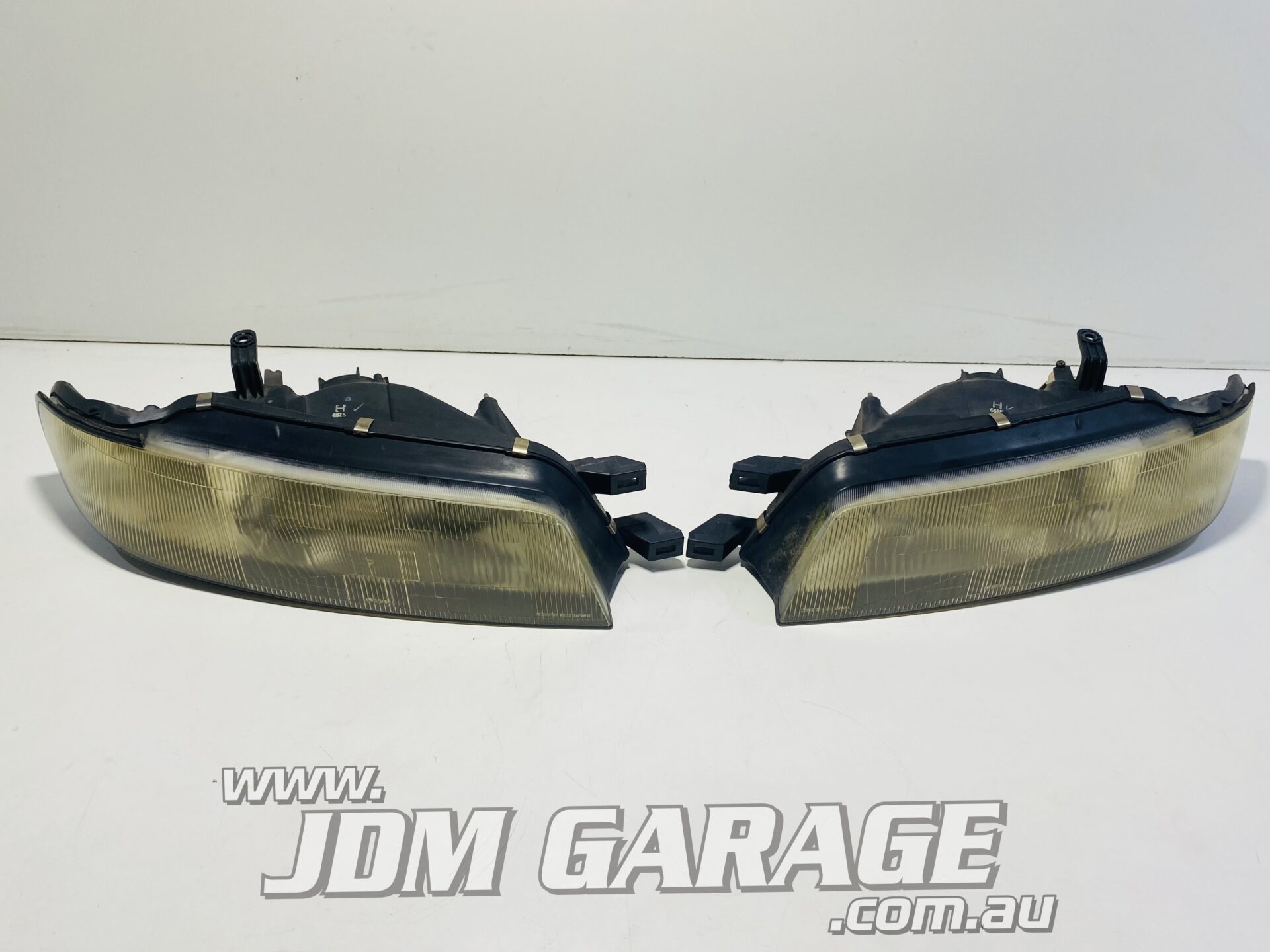 R33 Series 2 Sedan Headlights Pair - JDM Garage Australia