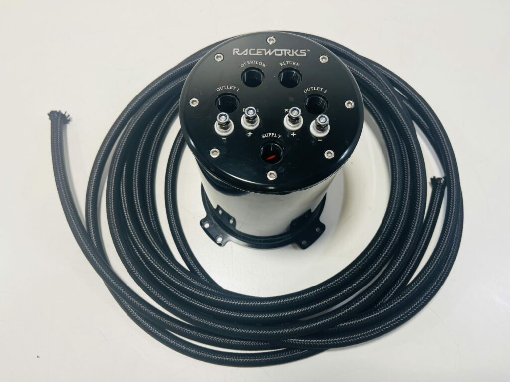 Raceworks Surge Tank with Twin Intank Walbro Pumps - JDM Garage Australia