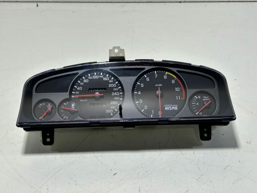 Nismo 320km Speedo Cluster Black Face R33 GTR - JDM Garage Australia