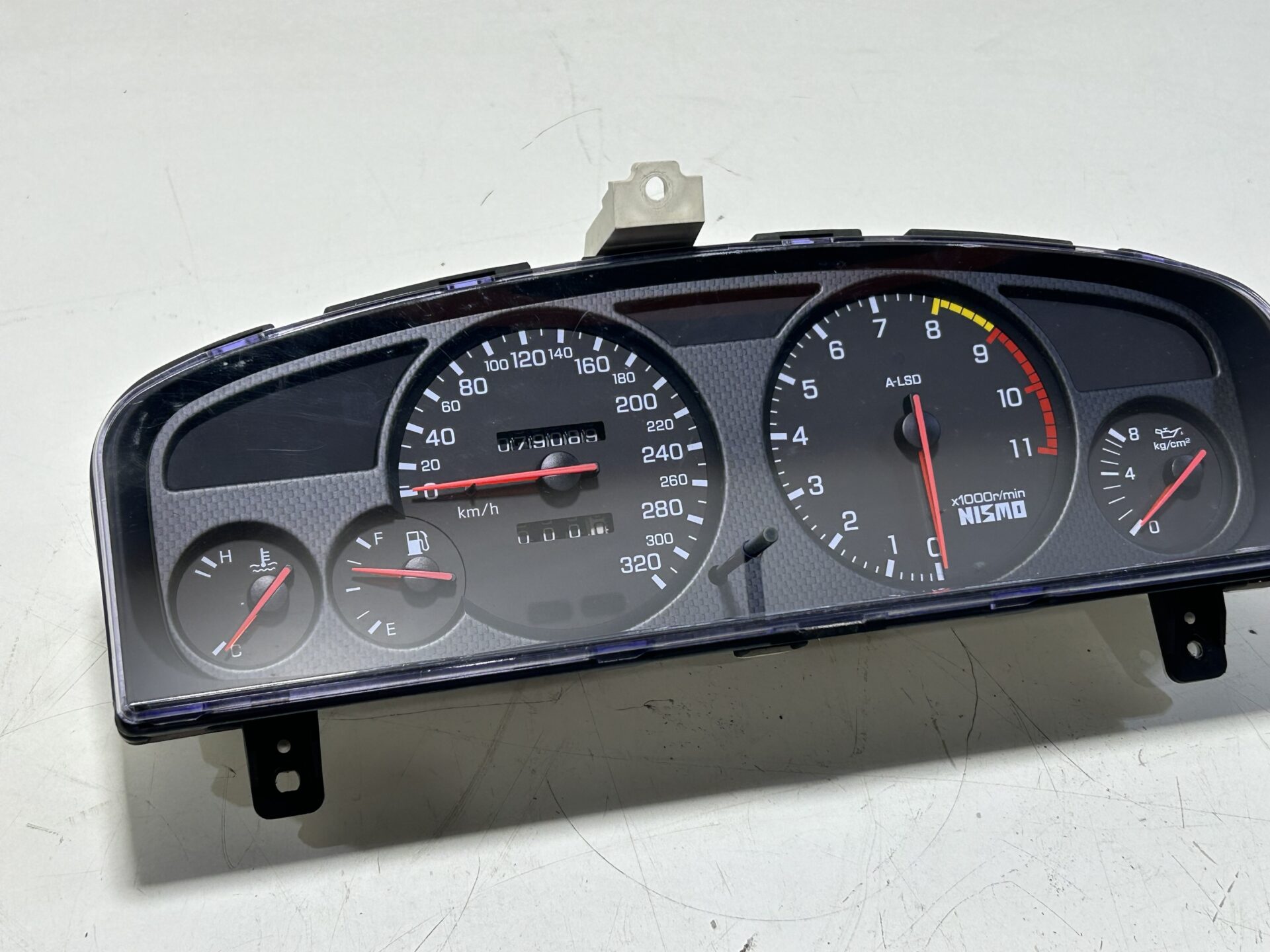Nismo 320km Speedo Cluster Black Face R33 GTR - JDM Garage Australia