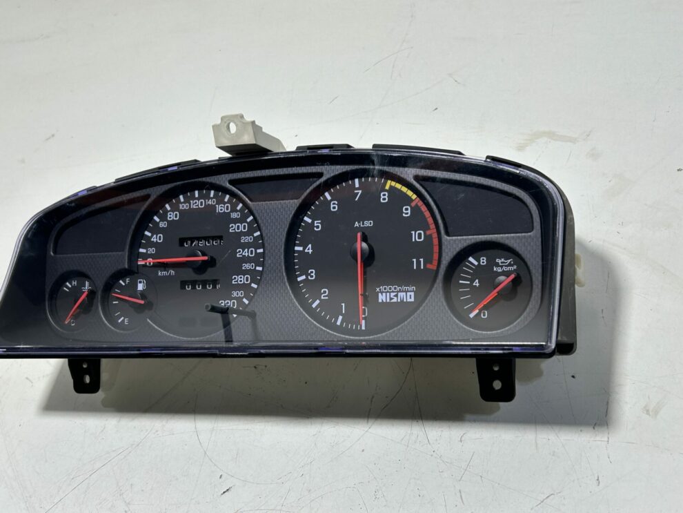 Nismo 320km Speedo Cluster Black Face R33 GTR - JDM Garage Australia