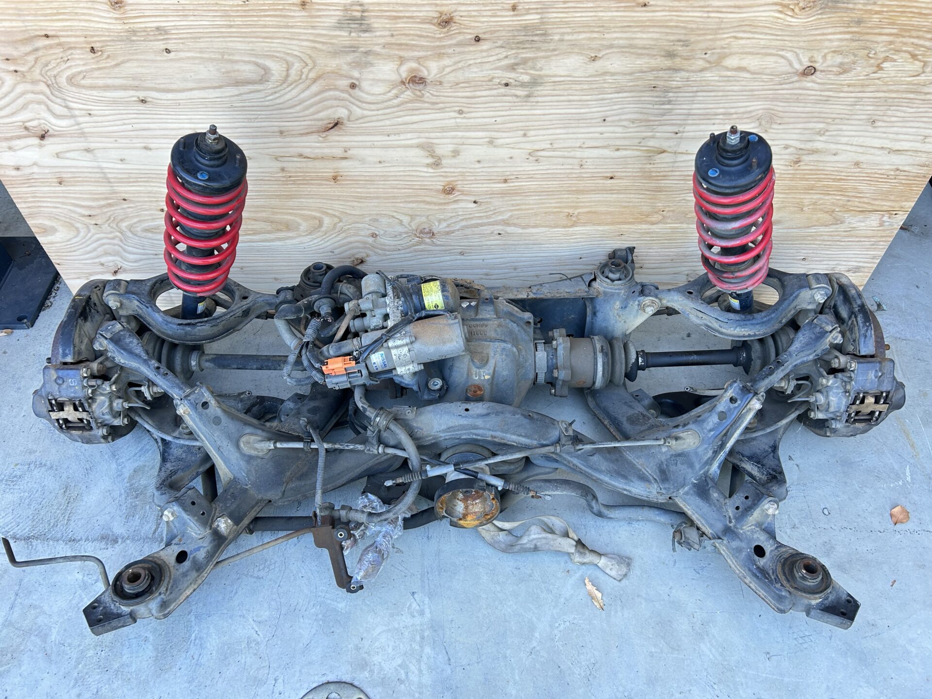 R32 GTR Complete Rear Subframe Diff Shafts - JDM Garage Australia
