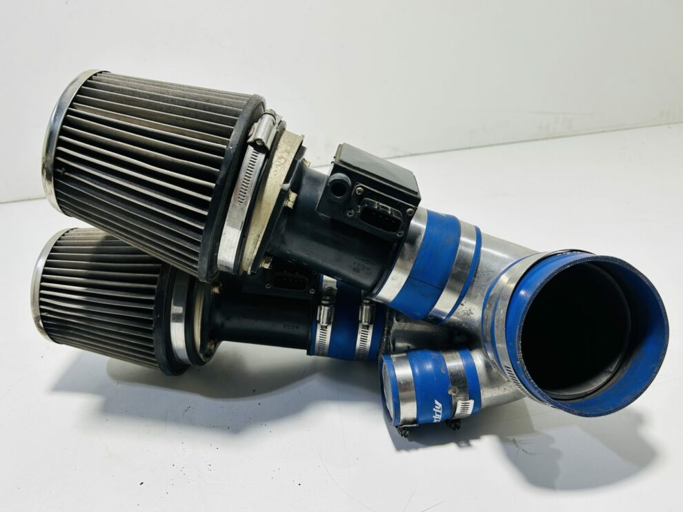 Greddy Twin Intake Y Pipe with Twin Z32 Air Flow Meters - JDM Garage ...
