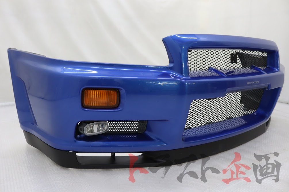 Genuine R34 GTR Front Bumper Bar and Lip with Factory Fog Lights - JDM ...