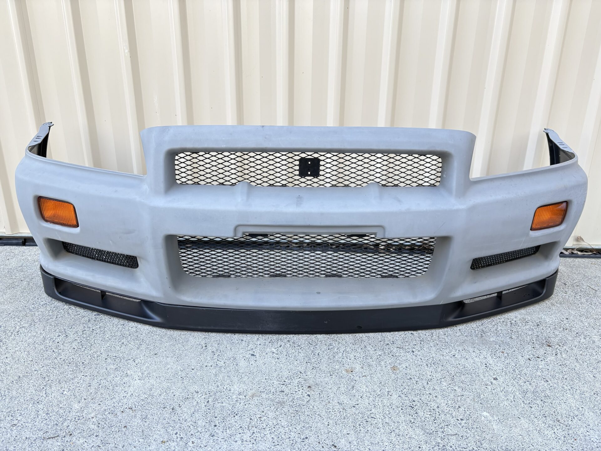 Genuine R34 GTR Front Bumper Bar and Lip - JDM Garage Australia