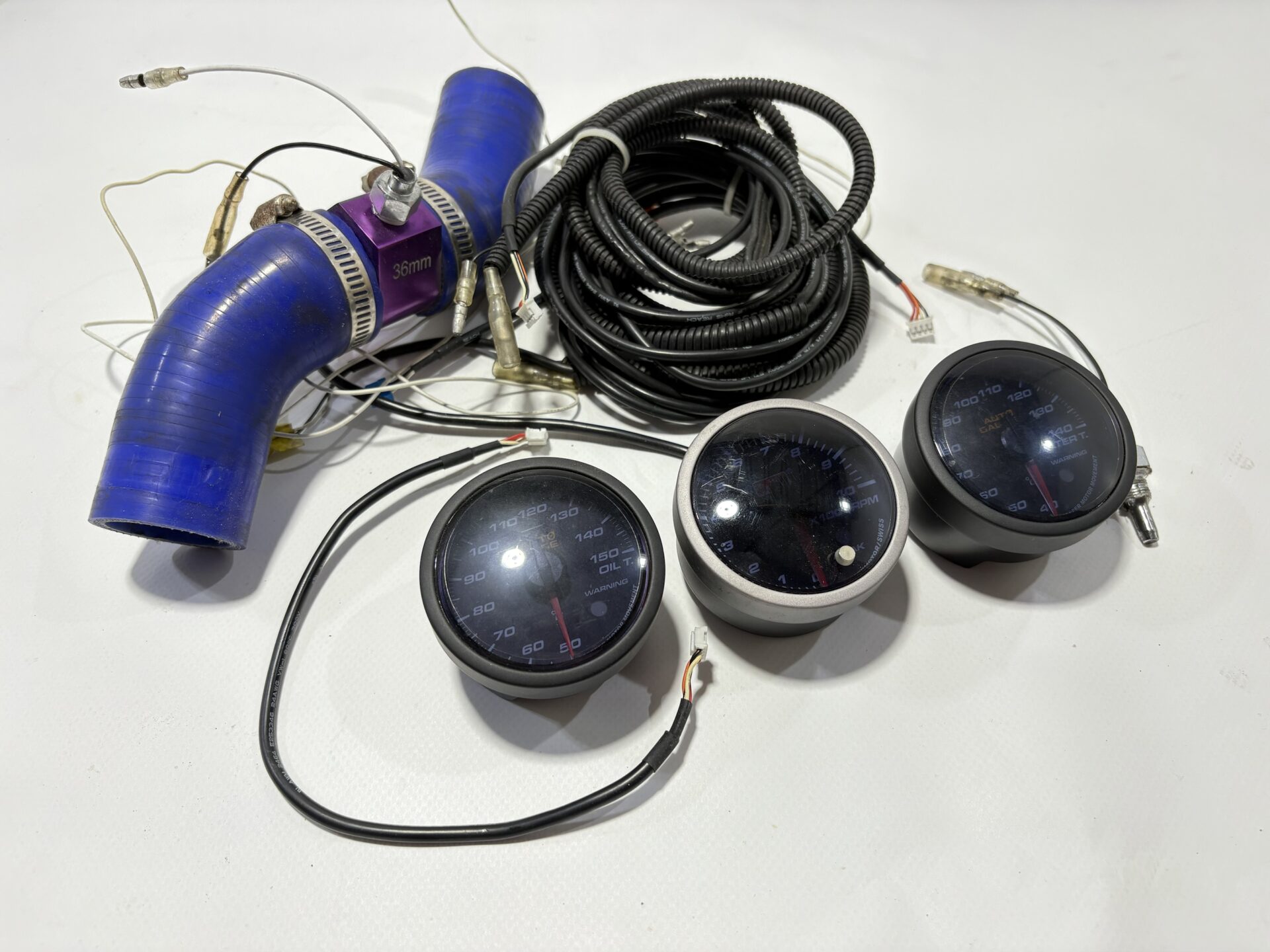 Auto Guages Oil Water Temp and RPM Set 60mm - JDM Garage Australia