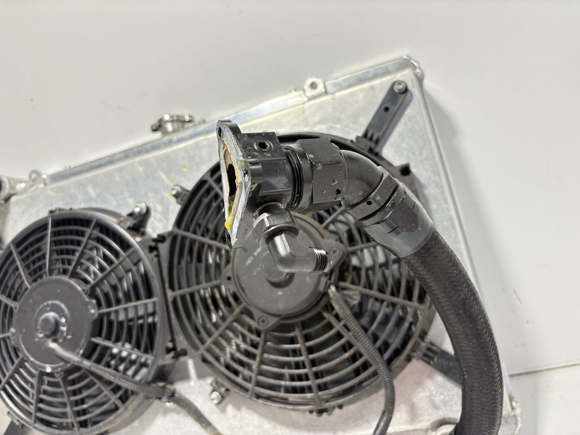 Alloy Radiator with Twin Thermo Fans AN16 Fittings S13 - JDM Garage ...
